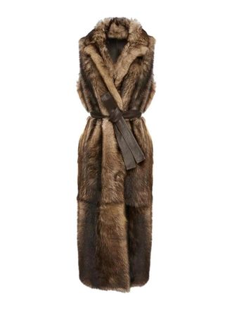 Yves Salomon Gilet - Marron