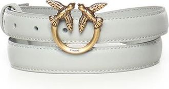 Pinko Pinko, Femme, Accessoires, Blanc, Taille: M Leather Belt
