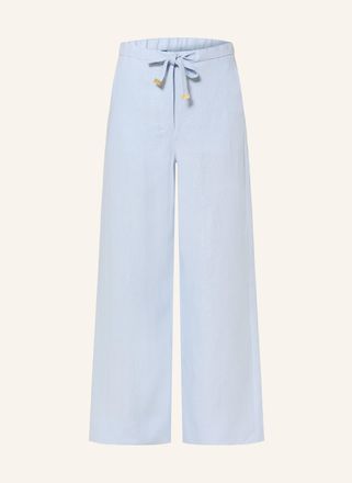 Max Mara Leinen-Culotte Amedea blau