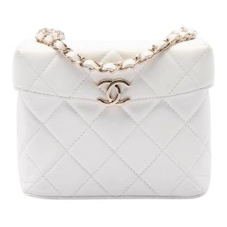 Chanel Pre-owned Vintage Mini Flap Crossbody - Femme - Pre-owned - Blanc - Taille: ONE Size