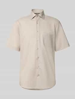 Eterna Regular Fit Freizeithemd aus Lyocell-Mix