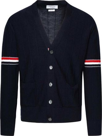 Thom Browne Cardigan - Dunkelblau