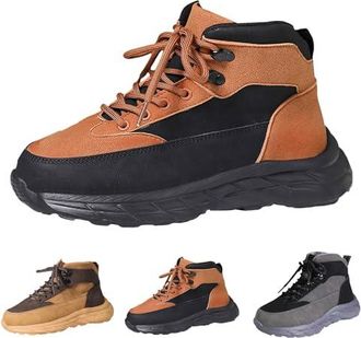 Generic Baskets &agrave; plateforme &agrave; lacets pour femme avec soutien de la vo&ucirc;te plantaire - Chaussures de course antid&eacute;rapantes pour lhiver - L&eacute;g&egrave;res et confortable
