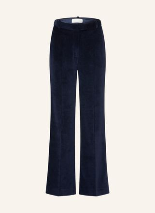 Circolo 1901 Circolo 1901 Marlenehose Aus Samt blau