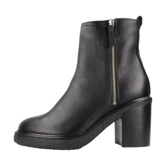 Clarks Lederstiefel mit Absatz und Rei&szlig;verschluss - - Shoes - Damen - Schwarzk - 41 EU