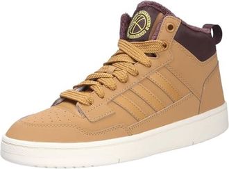 adidas Adidas Rapid Court Mid Winterized Chaussures Unisexes pour Adulte, Supcol/SHABRN/Owhite, 43 1/3 EU