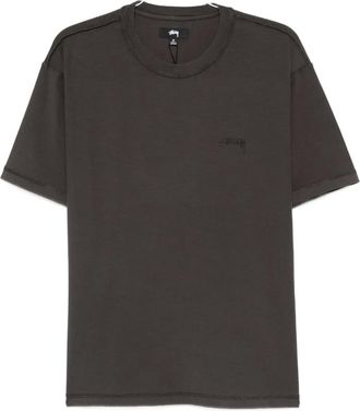 St&uuml;ssy t-shirt &agrave; logo brod&eacute; - Noir