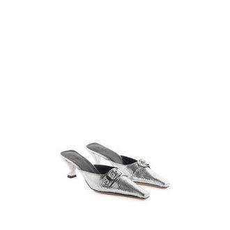 by FAR Metallic-Mules - Silber
