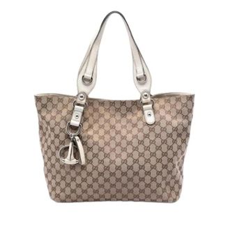 Gucci Pre-owned Canvas Tote - - Pre-owned - Damen - Beige - ONE SIZE