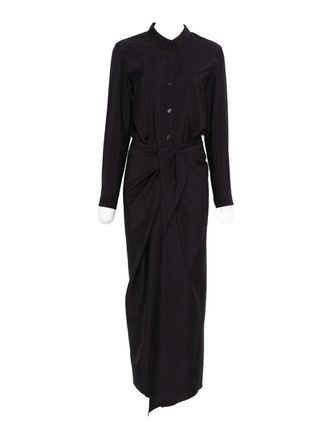 Emporio Armani Robe Au Genou - Bleu