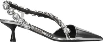 Stella McCartney Femme, Chaussures, Gris, Taille: 37 EU Escarpins Slingback Iconiques