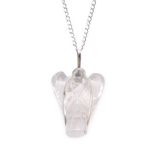 Ancient Wisdom Anh&auml;nger Gemstone Guardian Angel Anh&auml;nger - Rock Quartz GPJ-16 Marke, Einheitsgr&ouml;&szlig;e, Metall, Kein Edelstein