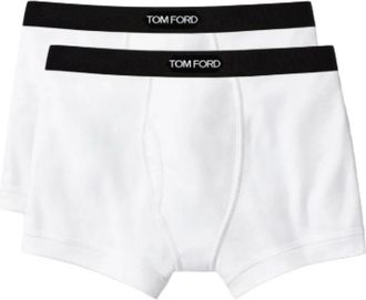 Tom Ford Homme, Sous-vêtements, Blanc, Taille: 2XL Boxer Briefs Classique en Jersey de Coton Stretch
