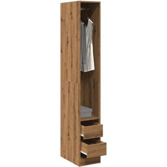 vidaXL Kleiderschrank Artisan-Eiche 30x50x200 cm Holzwerkstoff Vidaxl