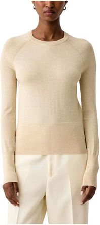 A|X Armani Exchange Pull &agrave; col rond - Femme - Pulls - Beige - Taille: 42 FR