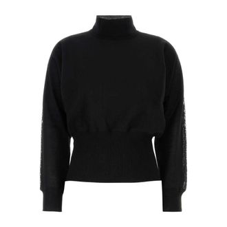 Max Mara Damen, Strickwaren, Schwarzk, LGr&ouml;&szlig;e