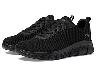 Skechers Baskets Bobs B Flex-Visionary Essence pour Femme, Noir, 10 Wide