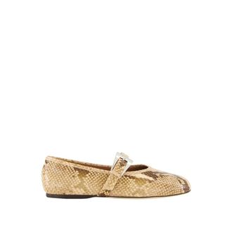PARIS TEXAS Sveva Ballerina mit Schnalle - - Shoes - Damen - Beige - 38 EU
