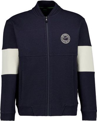 HUGO BOSS Herren Sweatjacke gr&uuml;n
