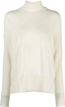 Jil Sander Pull Col Roul&eacute; - Beige