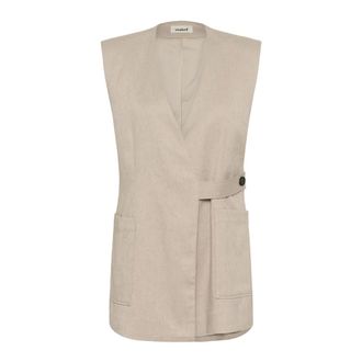 Soaked In Luxury Damen, Jacken, Beige, 2XLGr&ouml;&szlig;e