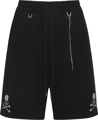 MASTERMIND WORLD Homme, Shorts, Noir, Taille: S Glass Beads Shorts