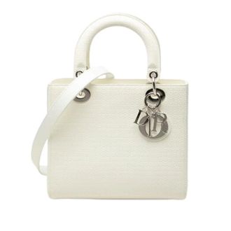 Dior Pre-owned Cuir sacs-dior - Femme - Pre-owned - Blanc - Taille: ONE Size