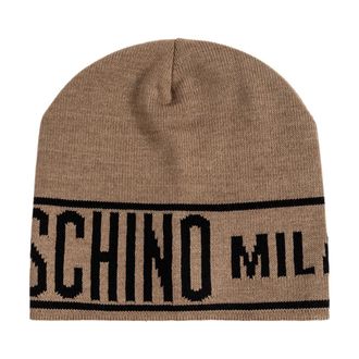 Moschino Homme, Accessoires, Beige, Taille: ONE Size Casquette avec logo