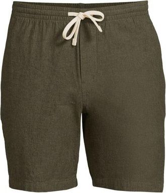 Lands End Chino-Shorts mit Dehnbund, Herren, Gr&ouml;&szlig;e:56-58 regular, Gr&uuml;n, Baumwolle/Elasthan/Leinen, by Lands End
