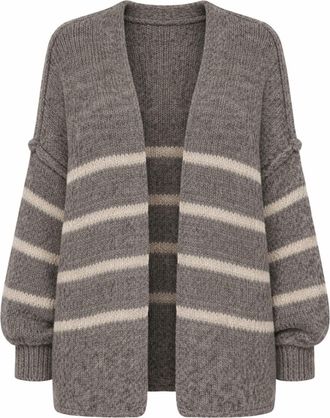 Worldclassca Strickjacke Strick Jacke mit Streifen