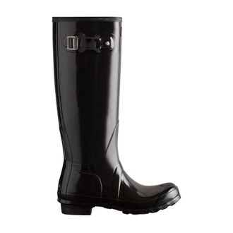 Hunter Original Tall Gloss Boot - - Shoes - Damen - Schwarzk - 37 EU