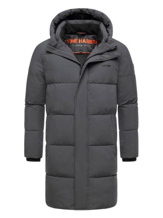 Stone Harbor Herren Steppmantel Hadrieen mit Fleecefutter & Kapuze