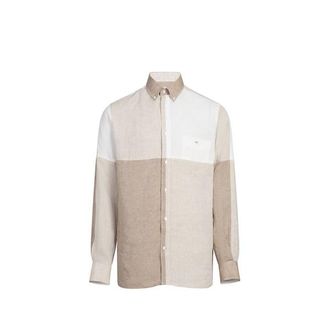 Eden Park Chemise patchwork col am&eacute;ricainen lin