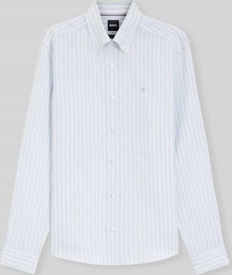 HUGO BOSS Regular Fit Leinenhemd