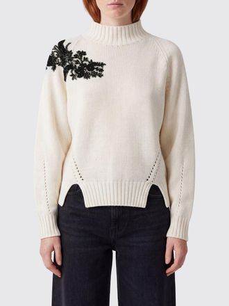 Ermanno Scervino Rollkragenpullover von aus Wolle mit Perlenapplikationen