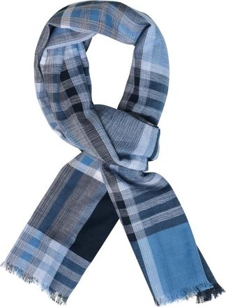 Tom Rusborg Leichter Schal aus Baumwolle mit Karomuster in