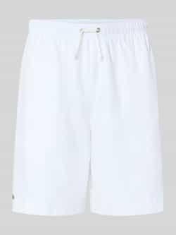 Lacoste Sport Relaxed Fit Shorts mit Logo-Patch