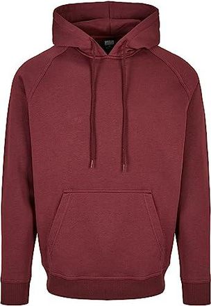 Urban Classics Homme Tb014 Sweatshirt À Capuche, Cerise, 4XL EU