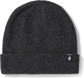 Smartwool Boiled Wool Beanie Bonnet, Charcoal, Taille Unique Mixte