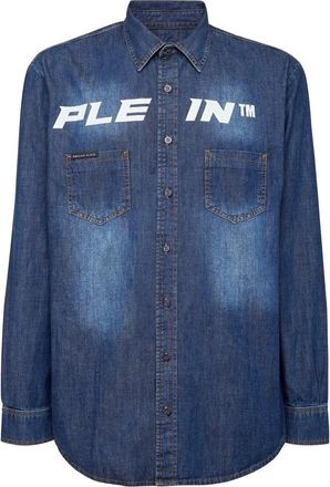 Philipp Plein Herren, Shirts, Blau, SGr&ouml;&szlig;e