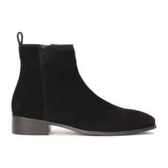 Kazar Schwarze Wildlederstiefeletten mit Rei&szlig;verschluss - - Shoes - Damen - Schwarzk - 37 EU