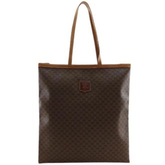 Celine Pre-owned Sac Cabas Triomphe en PVC - Femme - Pre-owned - Brun - Taille: ONE Size