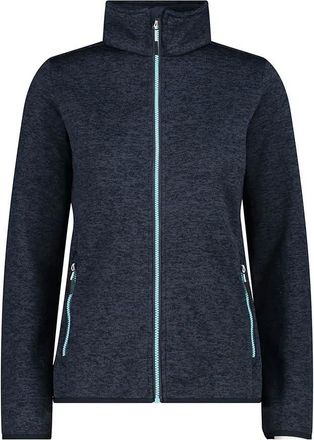 F.lli Campagnolo Damen Strickfleecejacke Strickjacke Fleece (44, Marine)