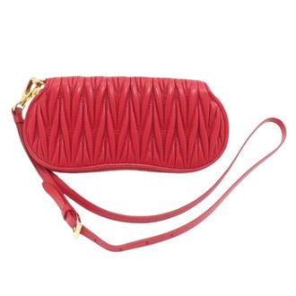 Miu Miu Pre-owned Pouch - - Pre-owned - Damen - Rot - ONE SIZE