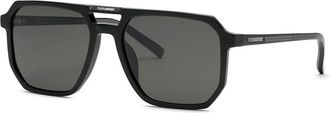 Plein Sport SUNGLASSES, SSP032-58-0700, SHINY BLACK, Male