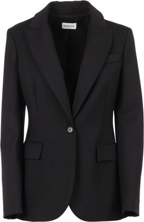 P.A.R.O.S.H. P.a.r.o.s.h., Femme, Vestes, Noir, Taille: 38 FR Liliuxy25 Giacca Monopetto