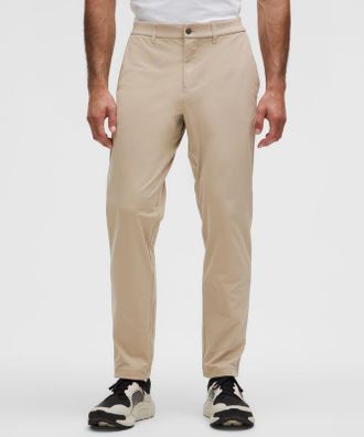 lululemon Pantalon chino ABC coupe classique Warpstreme pour Hommes - 81 cm - Kaki - Taille 28