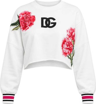 Dolce & Gabbana Sport - Femme - Sweatshirts et sweats &agrave; capuche - Blanc - Taille: 34 FR