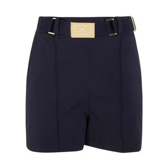Elisabetta Franchi Damen, Shorts, Schwarzk, MGr&ouml;&szlig;e