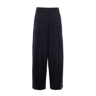 Max Mara Weite Hosen - - Trousers - Damen - Blau - 2XS